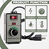 Amazon.com : AC Motor Speed Controller 100V-120V 15A Variable Speed ...