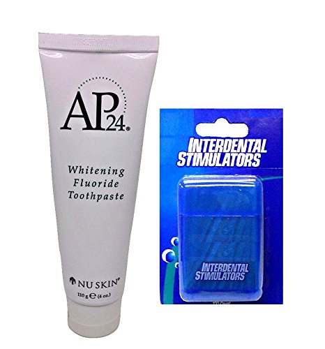 Buy Nuskin Nu Skin Ap-24 Whitening Fluoride Toothpaste with Wooden ...