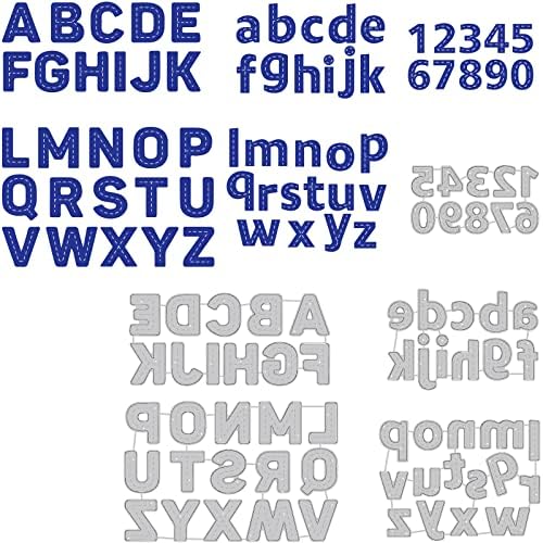 Amazon.com: BENECREAT 5 Styles Alphabet Cutting Dies, 26 Letter Dies ...