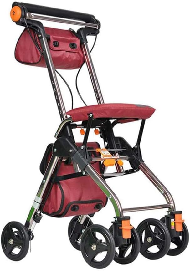 Amazon.com: Rollator Walker Rollator Walker with Seat for Seniors ...