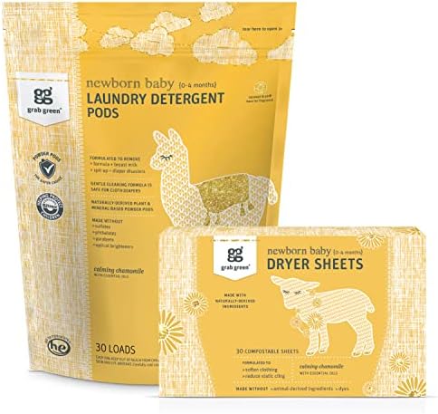 Amazon.com: Grab Green Stoneworks Laundry Detergent Pods and Dryer ...