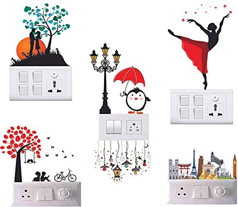 Buy Decals Creation™ Multicolor Switch Board Sticker Standard Size ...