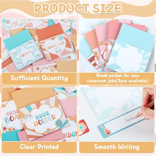 Snapklik.com : ZOiiWA 81pcs Groovy Class Jobs Bulletin Board Hippie ...