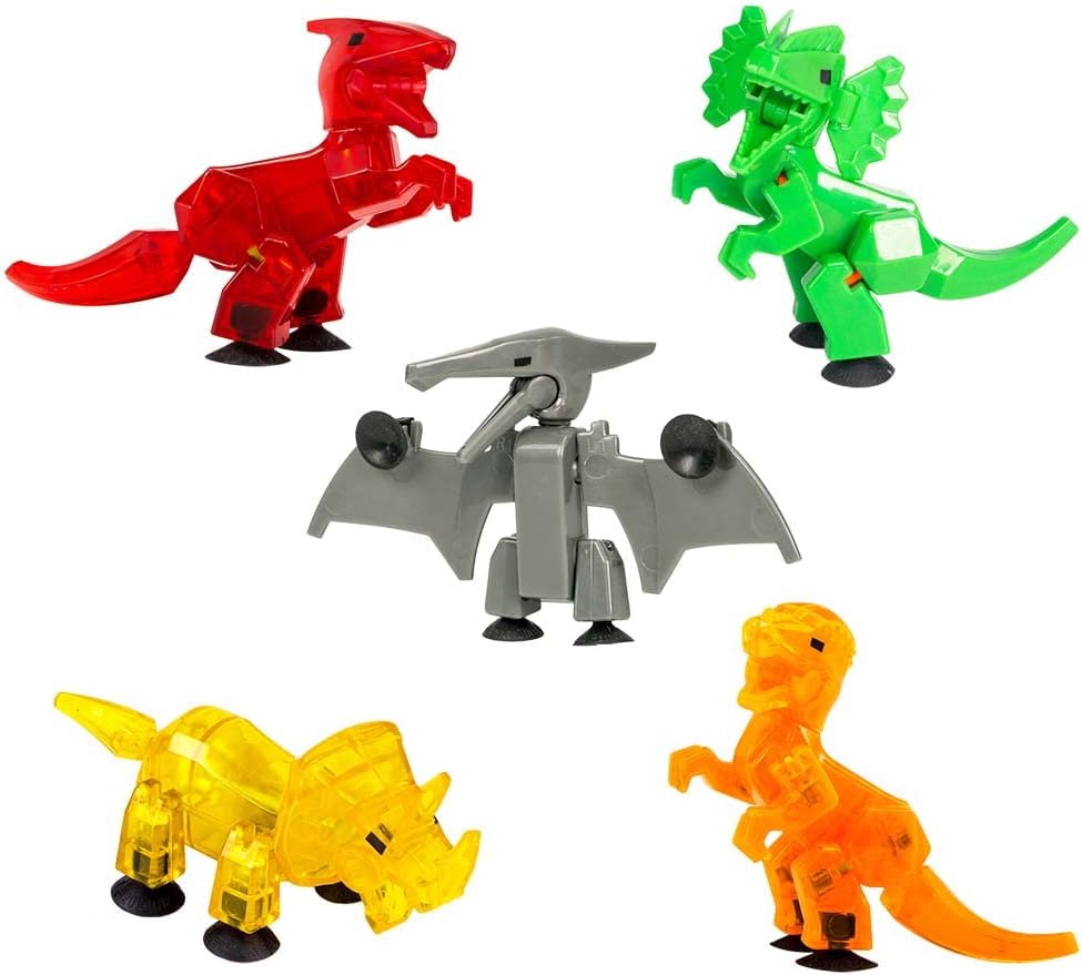 Amazon.com: Zing Stikbot Dino Combo 5 Pack, Set of 5 Stikbot ...