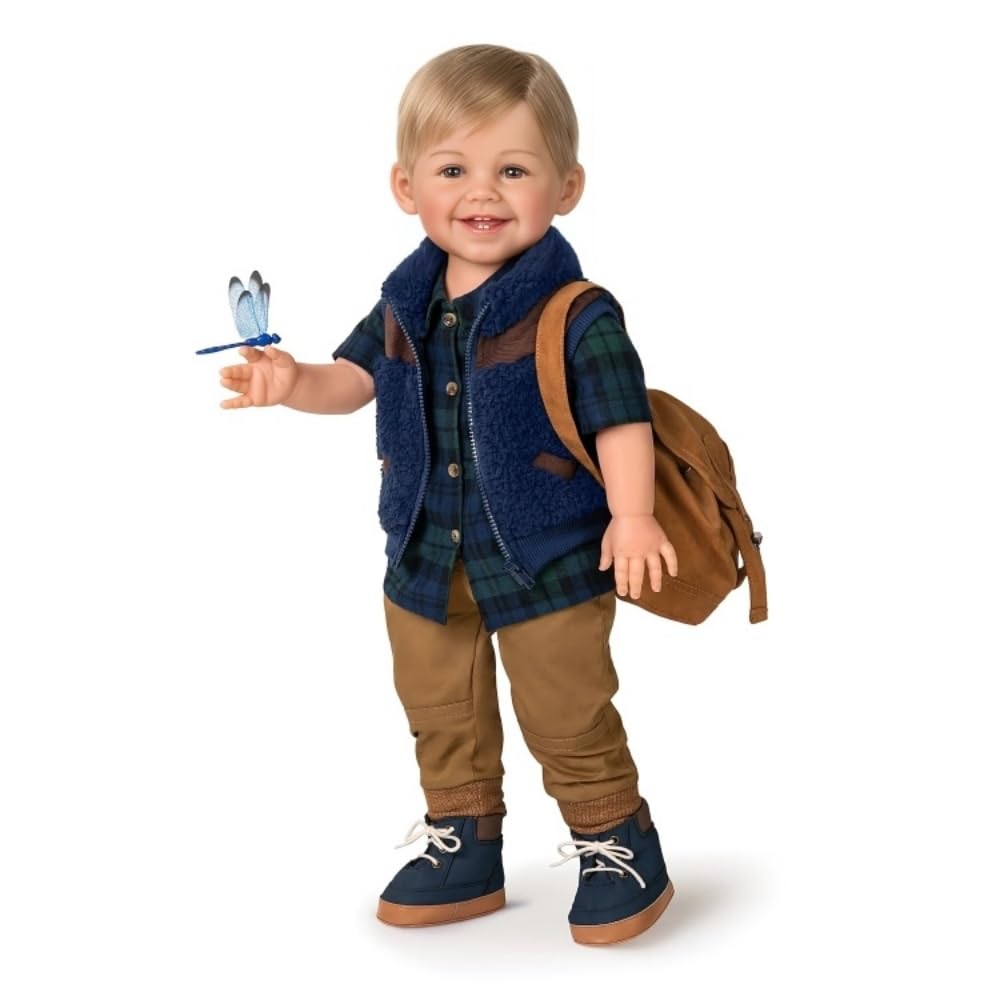 Amazon.com: The Ashton-Drake Galleries Little Explorer Liam Lifelike ...