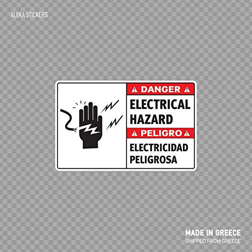 Buy Danger Electrical Hazard Peligro Electricidad Peligrosa Safety Sign ...