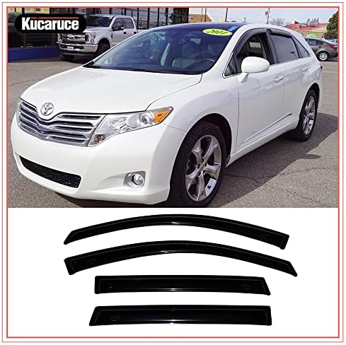 Kucaruce 94162 Side Window Wind Deflector,4pcs Outside Mount Tape-On ...