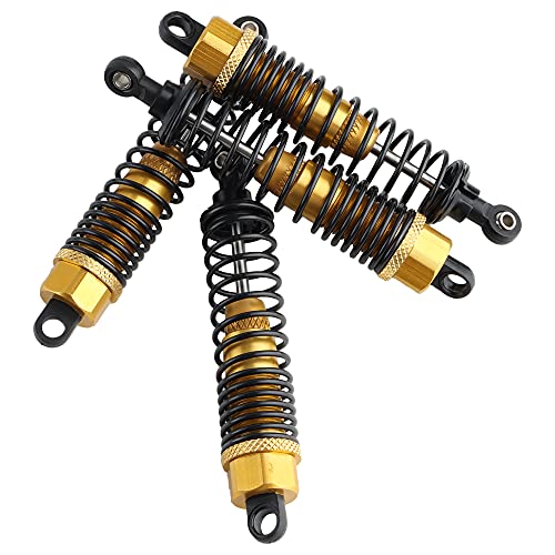 Snapklik.com : GDOOL Front Rear RC Shock Absorber, 4-Pack Aluminum 98mm ...
