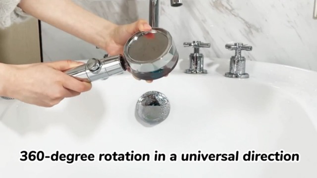 Watch Turbo Drive Shower Head Blue High Pressure PUSCOBSY on Amazon Live