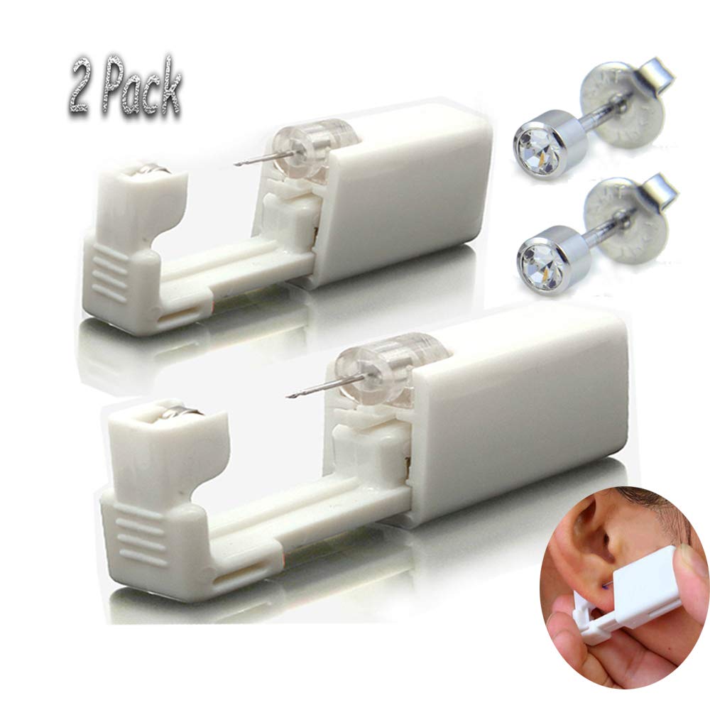 Buy Ear Piercing ,2 Pack Self Ear Piercing Disposable Self Ear Piercing ...