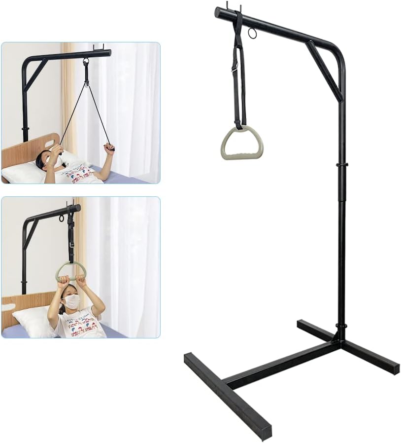 Amazon.com: Trapeze Bar for Bed Mobility Cane Assist Handle Medical ...