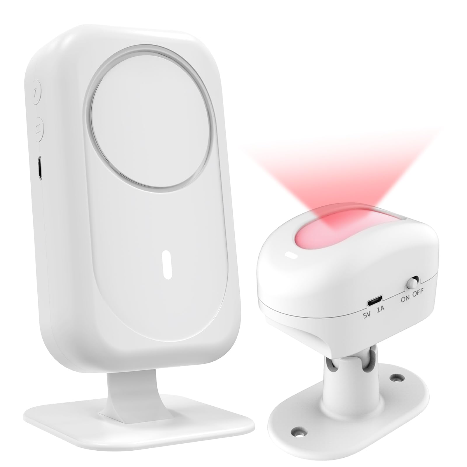 Wireless Motion Sensor Door Chime for Business,Store Welcome Buzzer ...