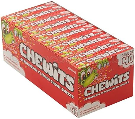 Amazon.com : Chewits Strawberry, 40 Count : Grocery & Gourmet Food