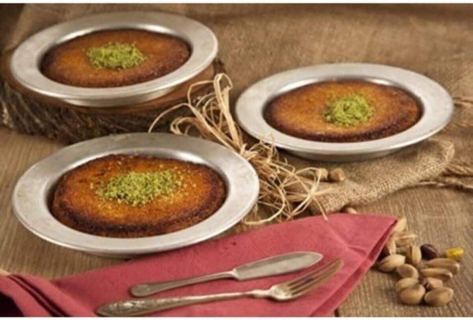 Amazon.com | DLK - 2 x 13inch Aluminum Kunefe Tray, Kunafa Plate Set ...