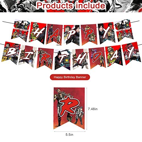 Snapklik.com : Apex Party Decorations,Birthday Party Supplies For Apex ...