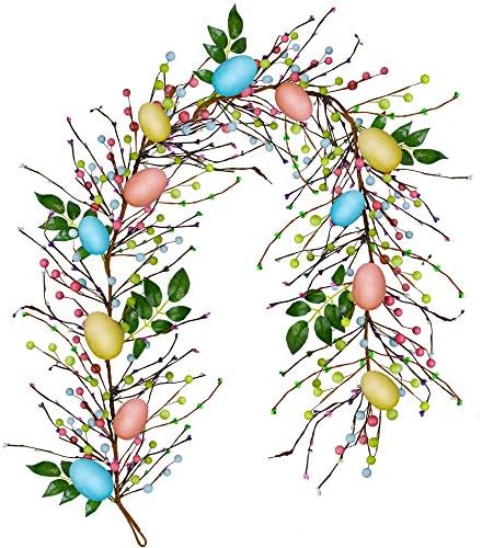Amazon.com: Winlyn 6 FT Long Artificial Mixed Berry Spring Garland ...