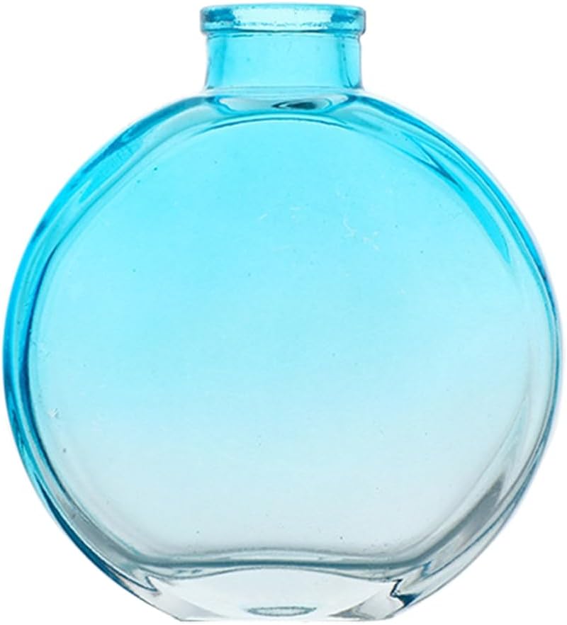 Amazon.com: 150ml/5oz Empty Blue Round Glass Diffuser Bottle Scented ...