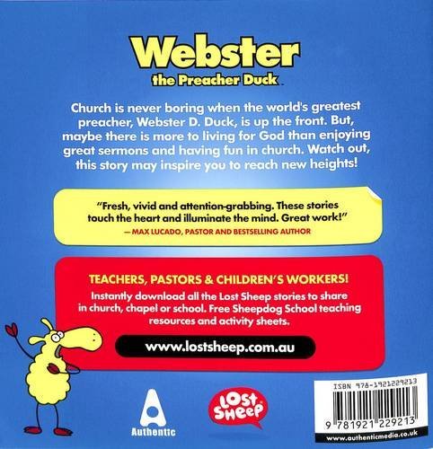 Webster, The Preacher Duck (Lost Sheep Series): McDonough, Andrew ...