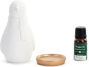 Amazon.com: DEMDACO Christmas Penguin Classic White 7 x 6 Inch ...