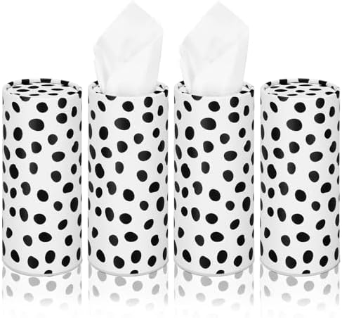 Amazon.com: VIYNRAN 4-Pack Car Tissue Cylinders - Cute Floral Pattern ...