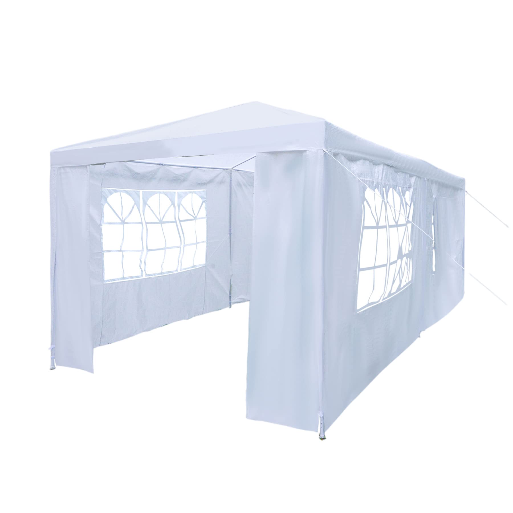 Gazebo, 3x6m Gazebo with sides, Waterproof Party Tent Marquee Awning ...