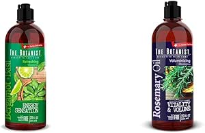 The Botanist Shampoo Bergamot + Basil 591 ml + Champú Aceite de Romero 591 ml : Amazon.com.mx ...