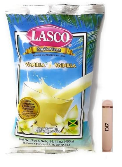 Amazon.com: Lasco Vanilla Soy Food Drink 400 grams (Powder) / ZiQ Food ...
