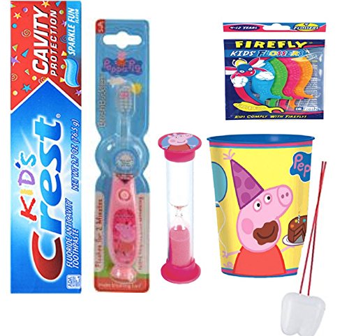 Buy Peppa Pig Inspired 4pc Bright Smile Oral Care Bundle! Light Up ...