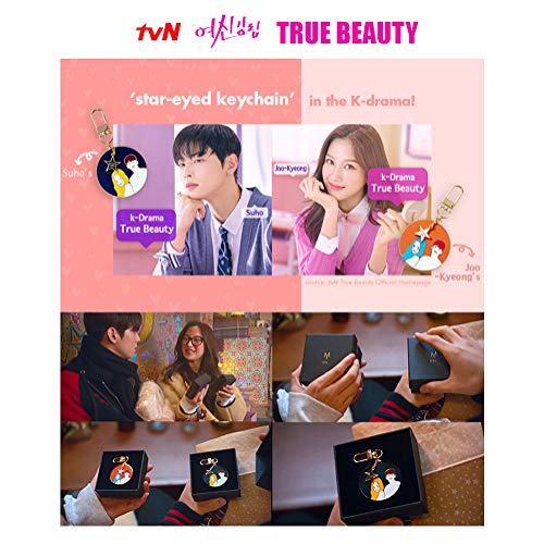 YONMI K-drama [True Beauty] Couple Key Chain Key Rings Metal Carabiner ...