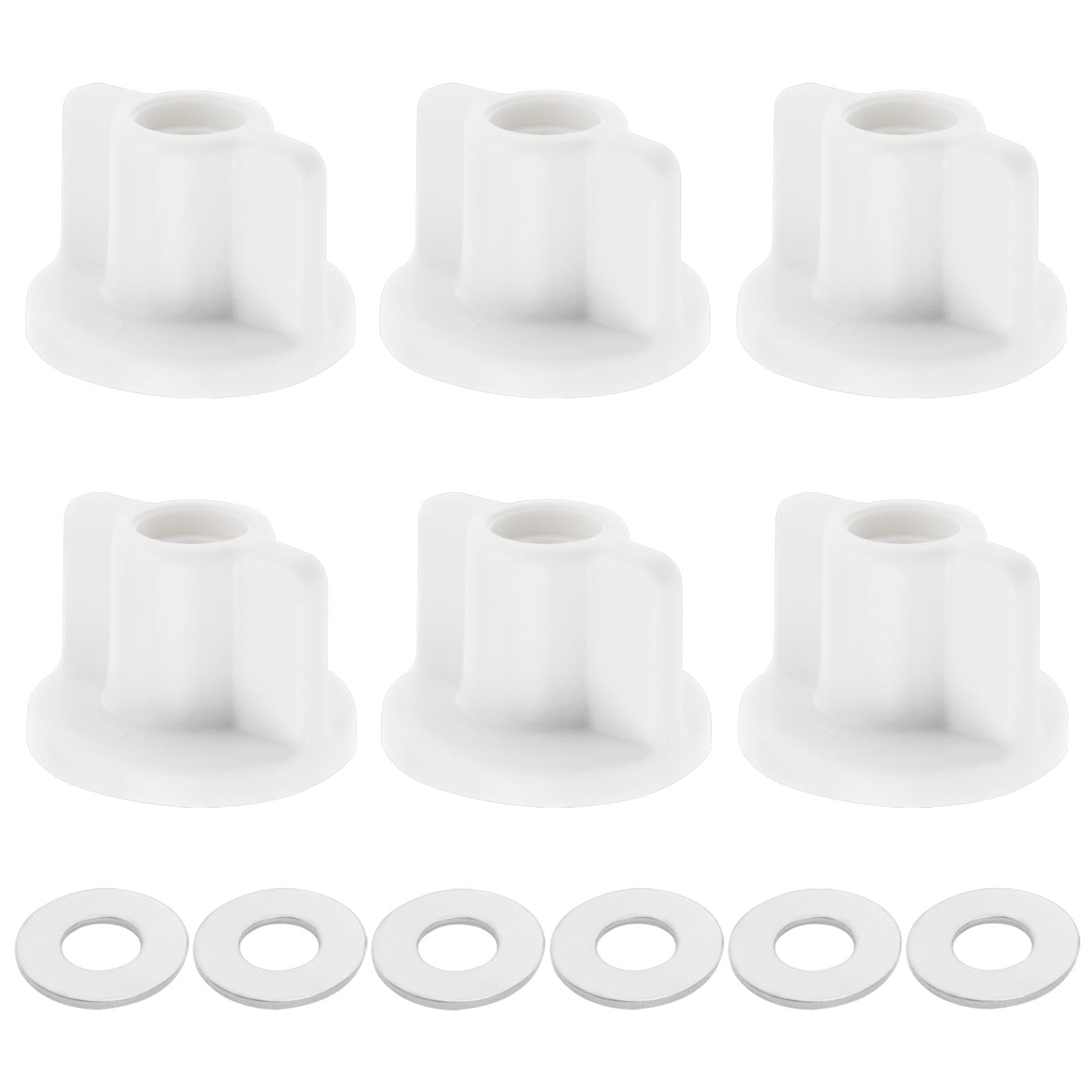 Create idea 6 Set Toilet Seat Back Nut Washer Kit M6 Thread Toilet Seat ...