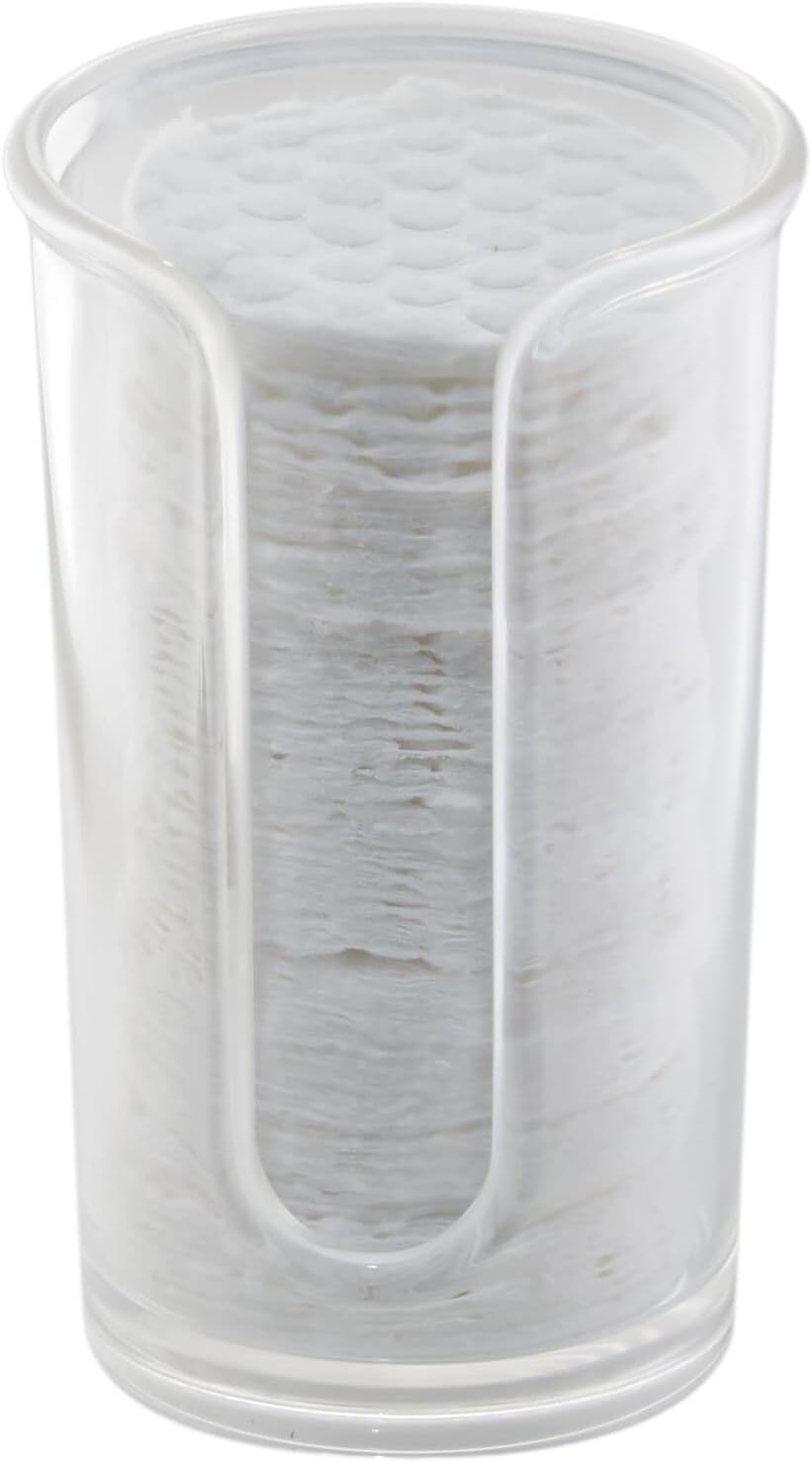 Amazon.com: mDesign Small Plastic Cosmetic Pad Dispenser - Compact ...