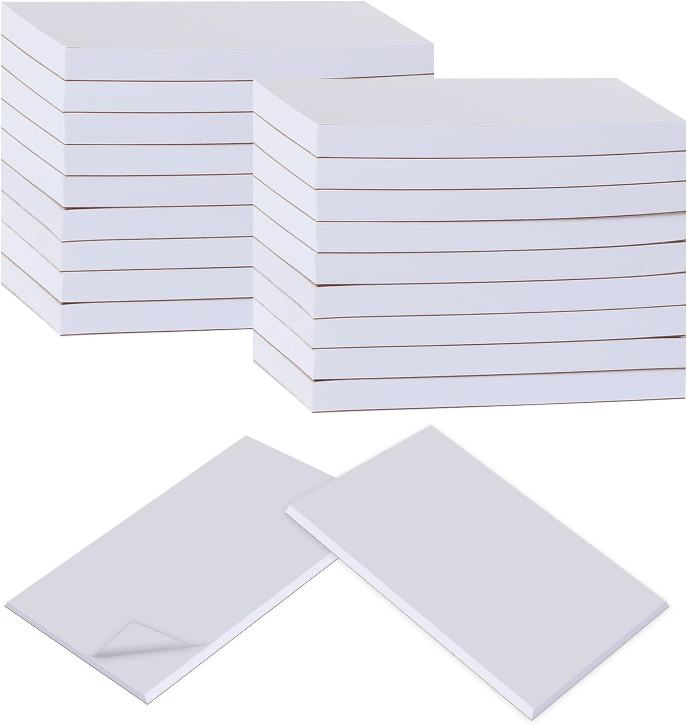 Amazon.com : Universal Scratch Pad Value Pack, Unruled, 3 x 5, White ...