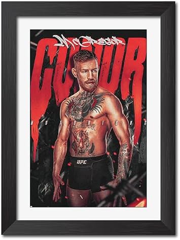 TenorArts Conor McGregor UFC Superstar Poster Laminated Posters Framed ...