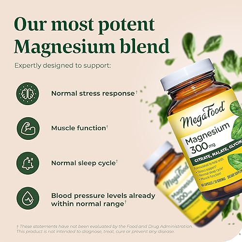 Snapklik.com : MegaFood Magnesium 300 Mg - Highly Absorbable Blend Of ...