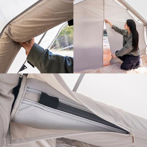 Miuxe Inflatable Tent House 6 Person Family 4 Season Air Tents for ...