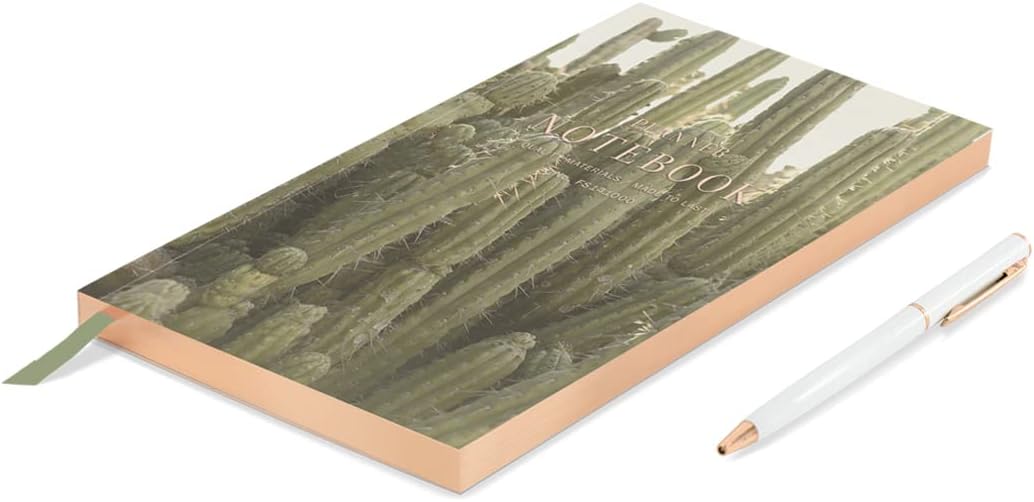 Fringe Studio Classic Non-Dated Planner Notebook, 200 Lined Pages, 5 x ...