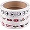 Amazon.com: YTYKINOY 3 Rolls 3000pcs Colorful Eye Nose Mouth Cute Self ...