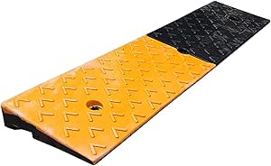 Amazon.com: 1 Pack Rubber Curb Ramp Heavy Duty Car Ramp 1.6 Inch High ...