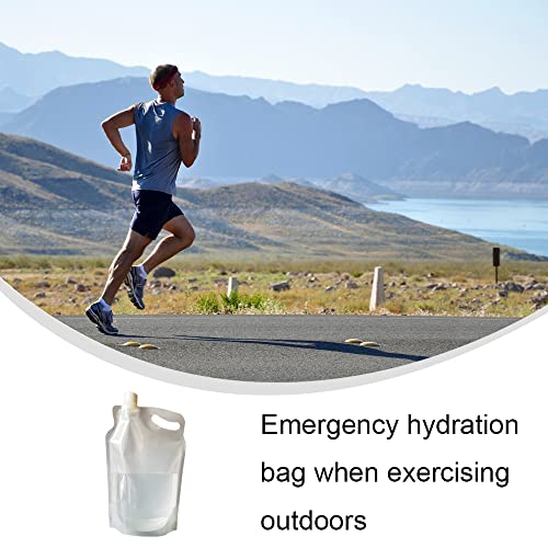 SZLigoang Water Bag Foldable Water Pouch Transparent Water Carrier for ...