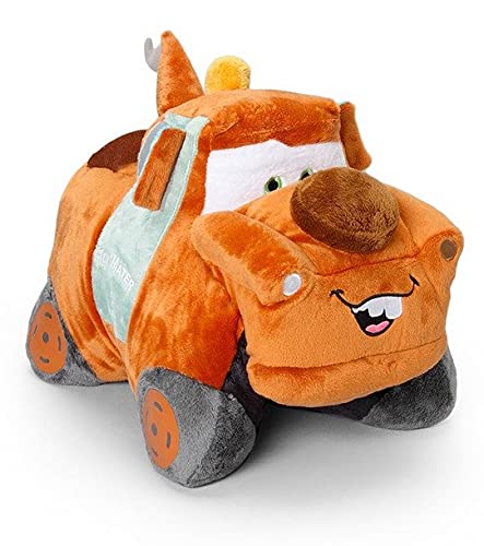 Pillow Pets Authentic Disney-Cars 18" Tow Mater, Folding Plush Pillow ...