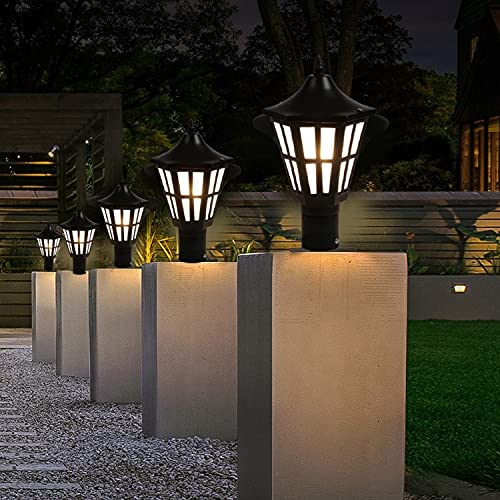 HomesElite Gate Light Lamp Black Metal Exterior Waterproof Outdoor/Gate ...