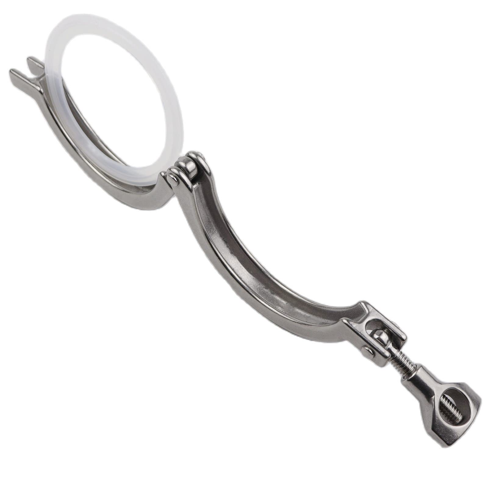 Snapklik.com : Mominate Stainless Steel 304 Single Pin Heavy Duty Tri Clamp