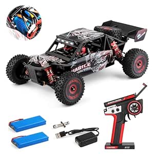 CKYSCHN WLtoys 124016(V2) 75km/h Brushless RC Buggy Truck, 1/12 Scale 4x4 Fast Remote Control ...