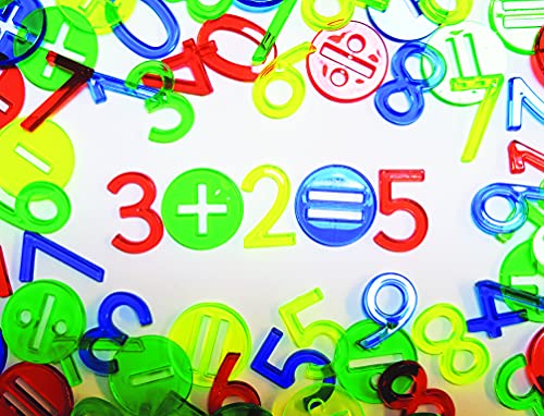 Plastic Numbers and mathematic symbols – Pack of 240 numbers and ...