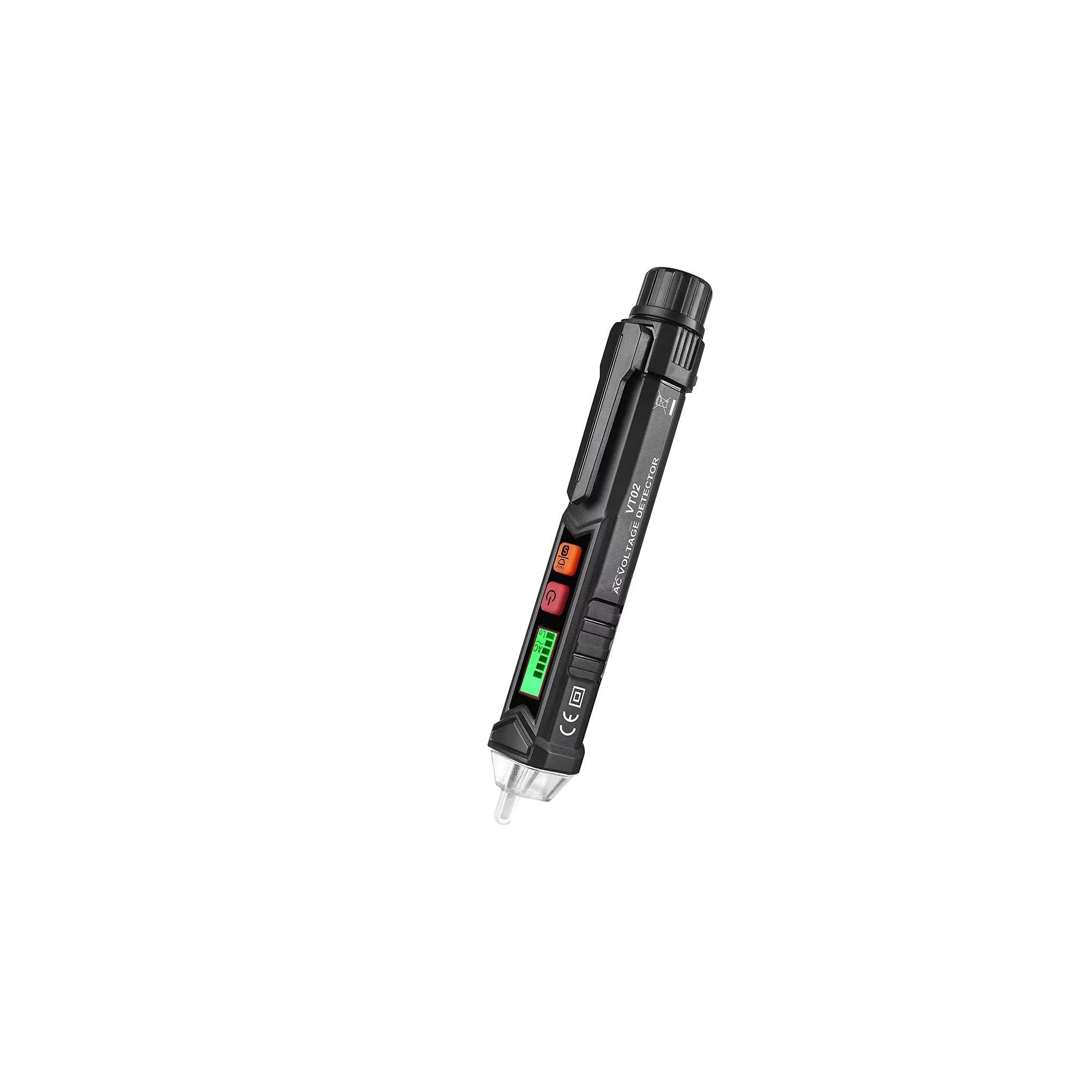 Non-Contact AC Voltage Tester with Adjustable Sensitivity, LCD Display ...