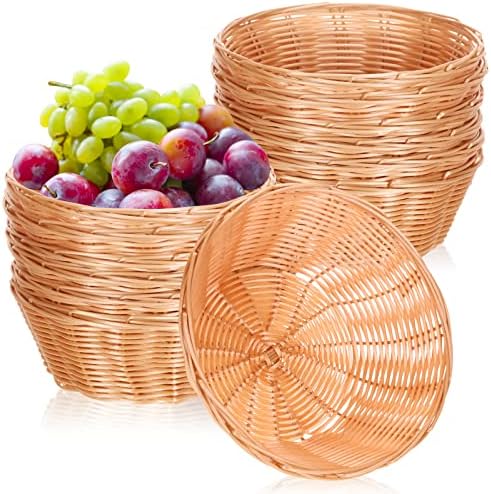 Amazon.com: 48 Pack Bread Baskets Bulk Gift Baskets Empty 7 Inch Small ...
