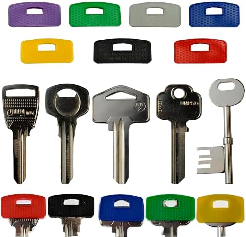 Square Key Cover Caps Set of 7 - Large Key Covers Caps (25 to 30 mm ...