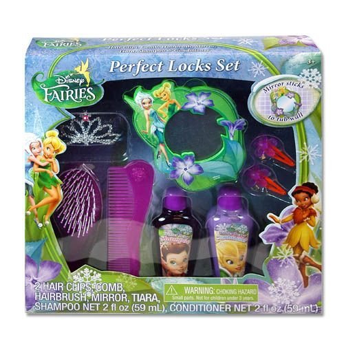 Amazon.com : Disney Fairies Tinkerbell 8 Piece Hair Gift Set Includes ...