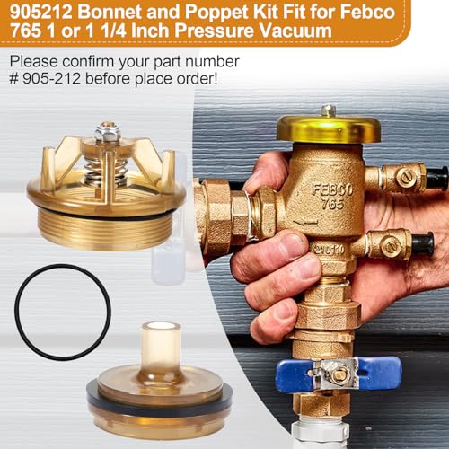 Snapklik.com : Bonnet Poppet Repair Kit 905-212 For FEBCO 765-1 ...
