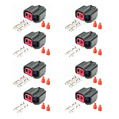 Boost Monkey 8x EV6 / EV14/ USCAR Fuel Injector Connector Kits : Amazon ...